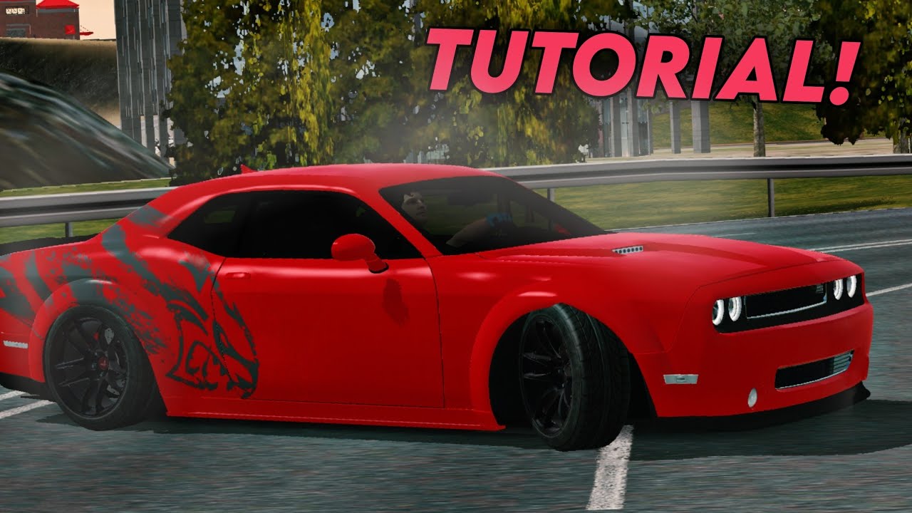 Dodge Hellcat Demon Livery Tutorial | Easy Tutorial | Car Parking ...