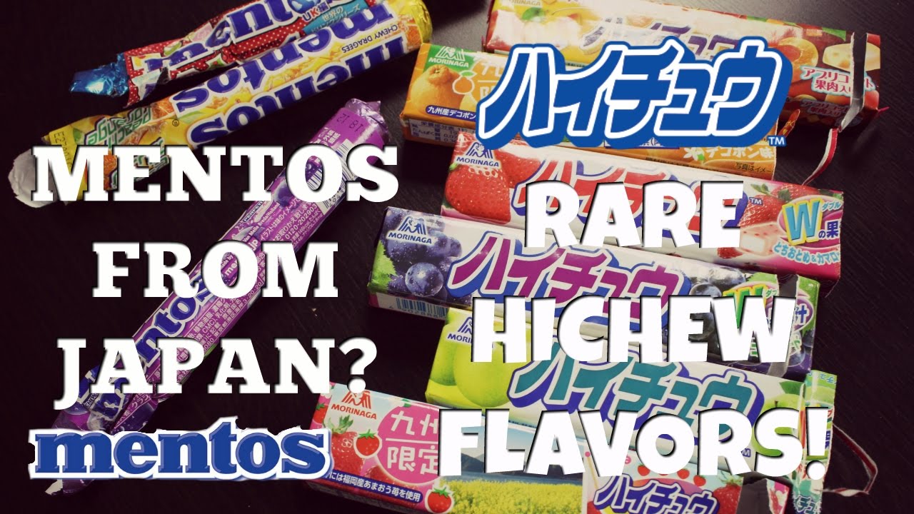 Let's Eat! Japanese Mentos and Hi-Chews~ - YouTube