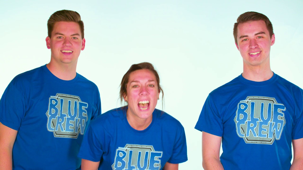 Blue Crew Cheer - YouTube