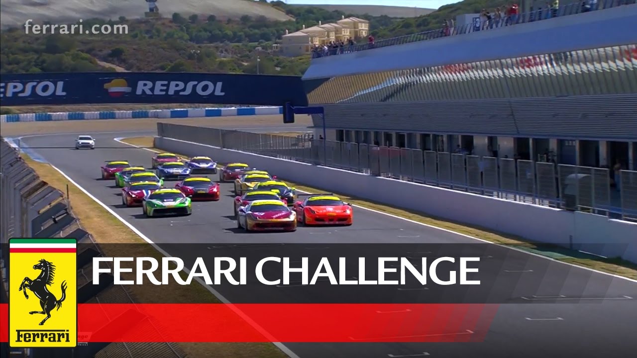 Ferrari Challenge Europe - Jerez 2016 - Coppa Shell - Race 2 - YouTube