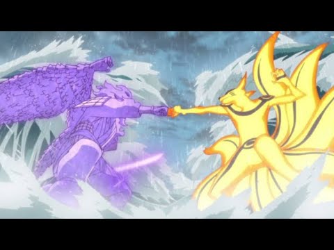 Naruto vs Sasuke, The Final Battle in The Valley of the End Naruto ...