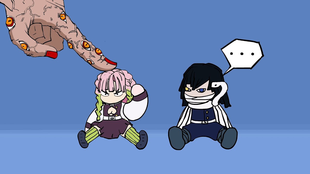 Anime Chibi Demon Slayer vs Demon Finger | Demon Slayer Animation ...
