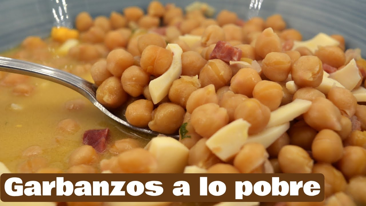 Cómo hacer un buen potaje de garbanzos con muy poco dinero - YouTube