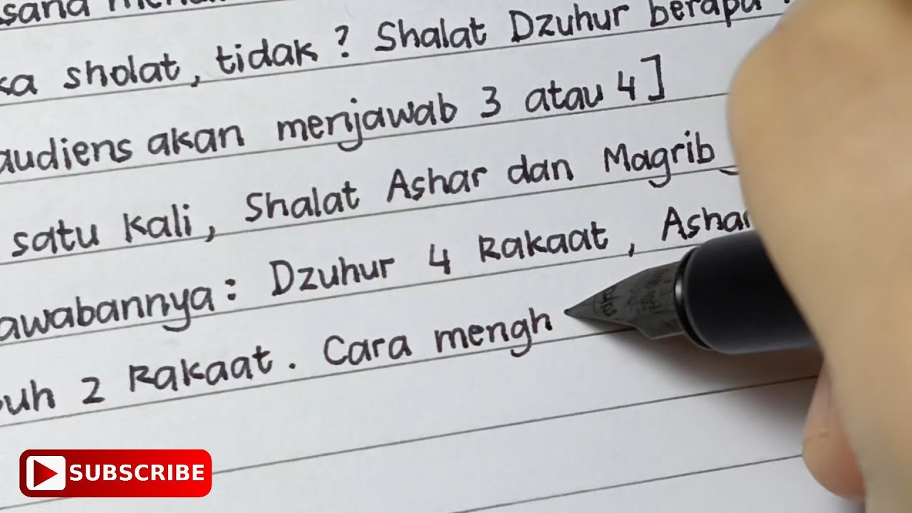Contoh Naskah Teks Pidato Islami Tema "Menjaga Shalat 5 Waktu ...