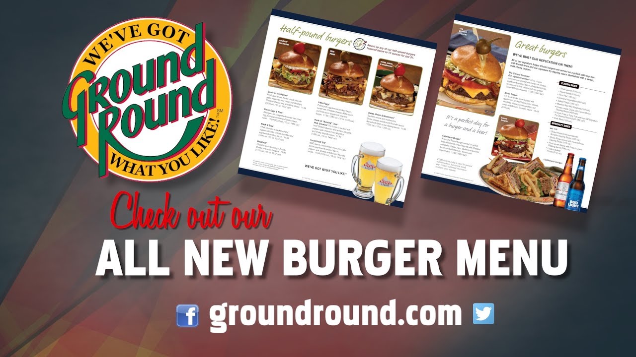 All New Burger Menu 2017 - YouTube