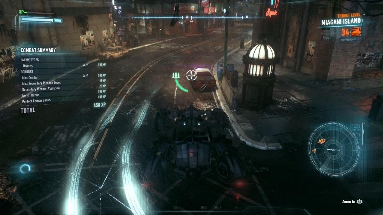 Batman blows up cop car - YouTube