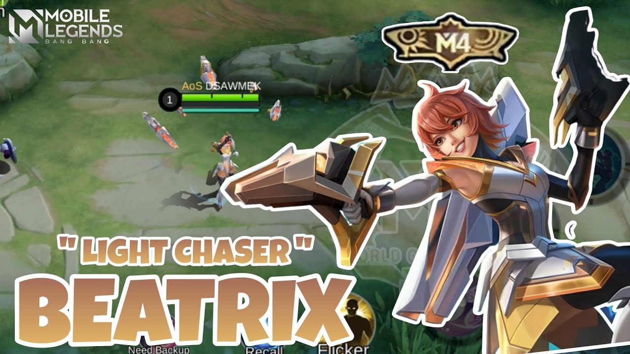 REVIEW SKIN M4 BEATRIX "LIGHT CHASER" | BEATRIX GAMEPLAY | MOBILE ...