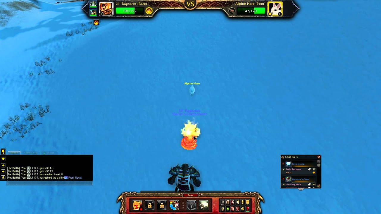 World of Warcraft - Battle Pets - Lil' Ragnaros - YouTube