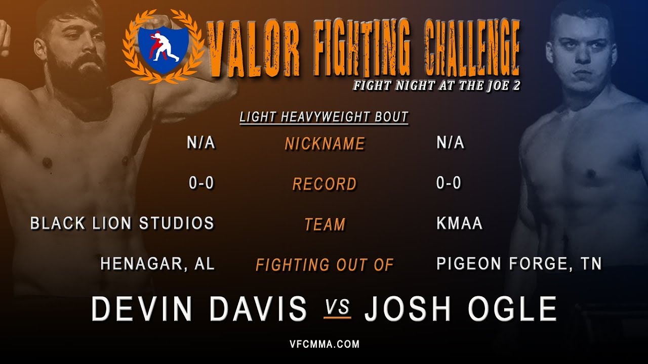 VFC 55 Devin Davis vs Josh Ogle - YouTube
