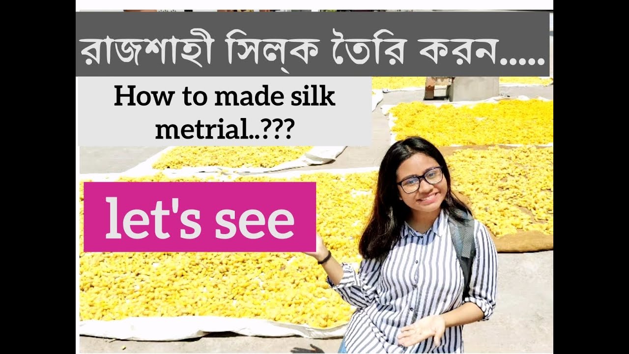 2023 Bangladeshi Silk Manufacturing Process Bangla Tutorial- রেশম পোকা থেকে রেশমি কাপড় তৈরির ...