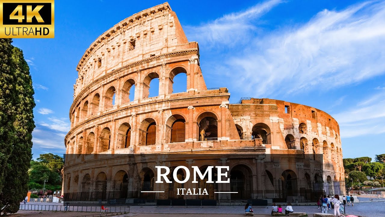 Roma (Italia) 4K - Viagem de Drone - YouTube