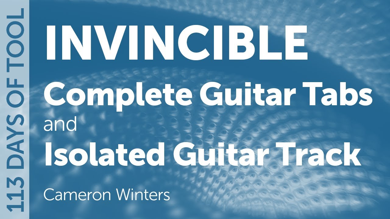 Tool - Invincible - Guitar Cover / Tabs / Isolated Guitar - YouTube
