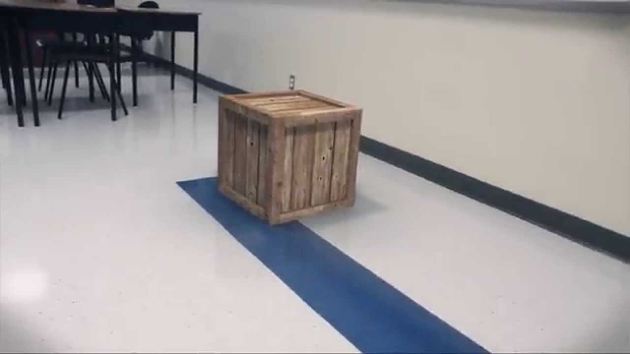 3D Box integrated in real footage - YouTube