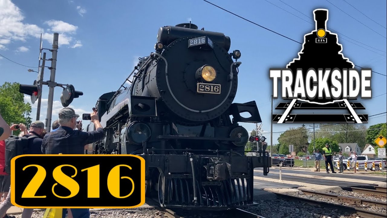 TRACKSIDE With CPKC 2816-Franklin Park, Illinois - YouTube