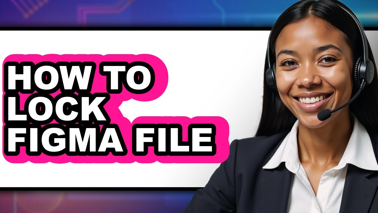 How To Lock Figma File - Step By Step - YouTube