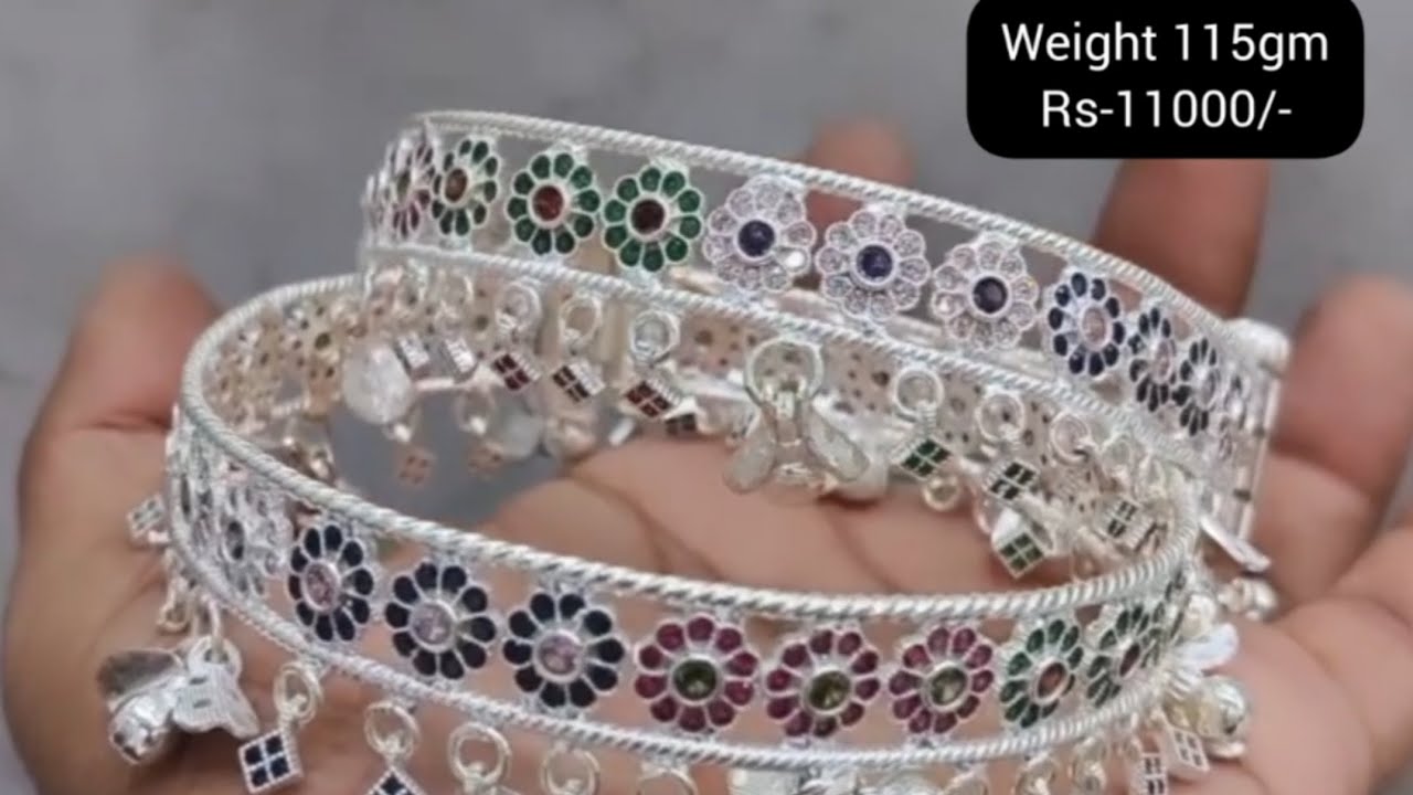 2024 Latest Beautifull Chandi ki Payal | Chandi ki Payal ke New designs ...