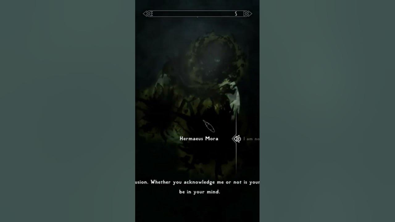 Your Free Will Is An Illusion Skyrim Dragonborn Hermaeusmora Apocrypha Youtube