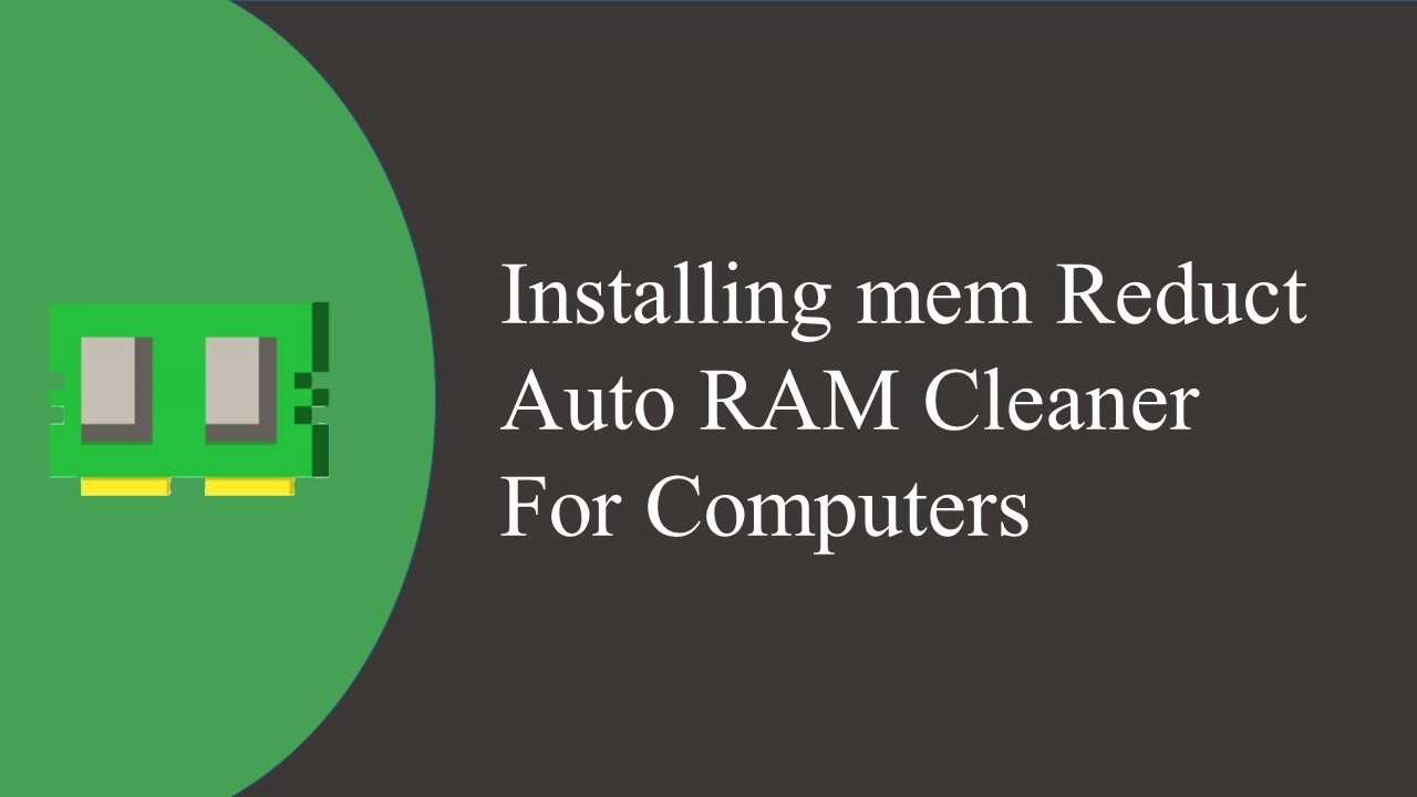 How To Install Mem Reduct | Best Free Ram Cleaner For Computers - YouTube