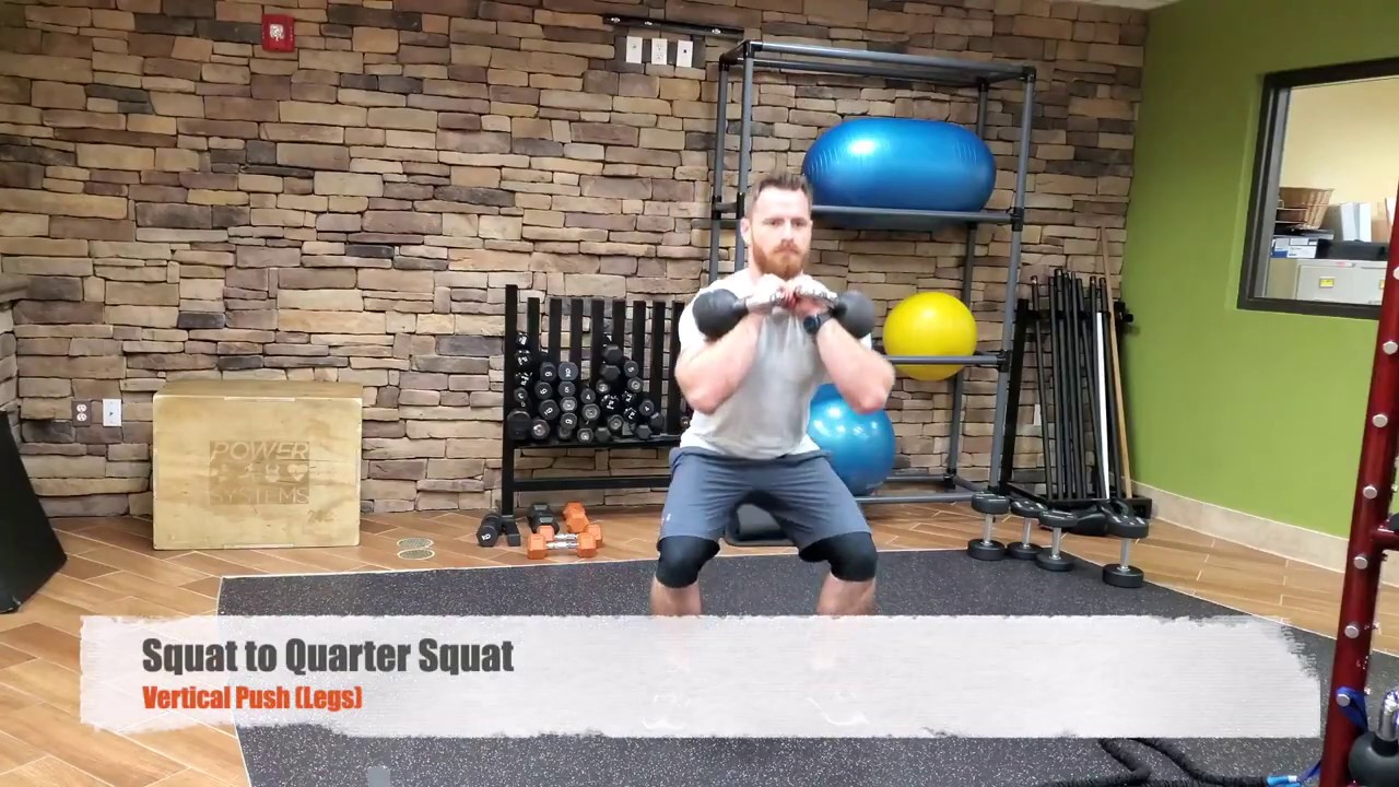 Squat to Quarter Squat 1 - YouTube