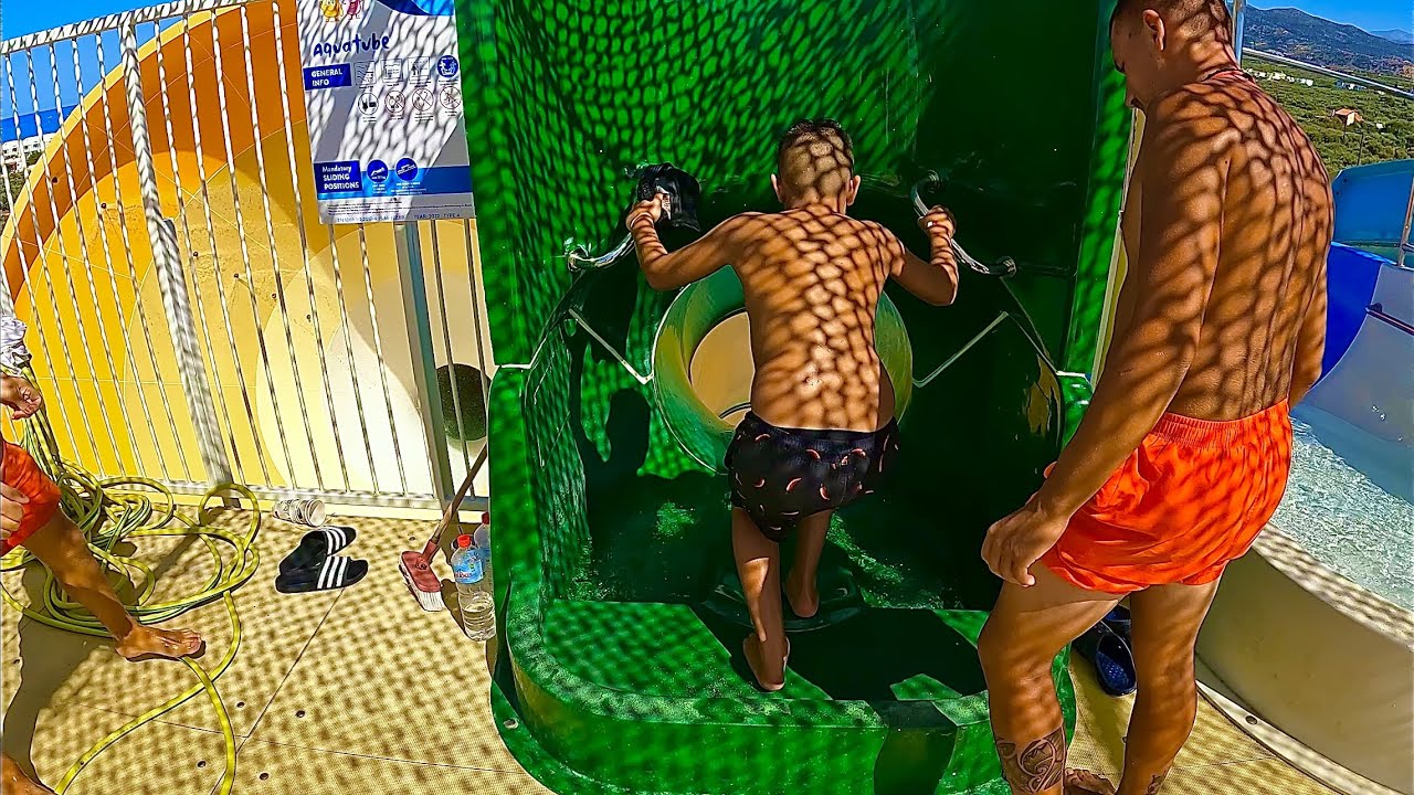 Speed Water Slide at Stella Palace Resort - YouTube