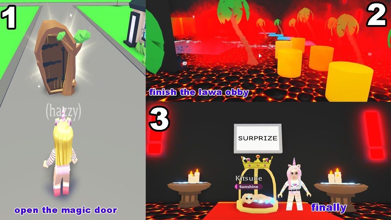 ROBLOX ADOPT ME !! FINISH THIS LAVA HOUSE OBBY TO GET LEGENDARY PET IN ...