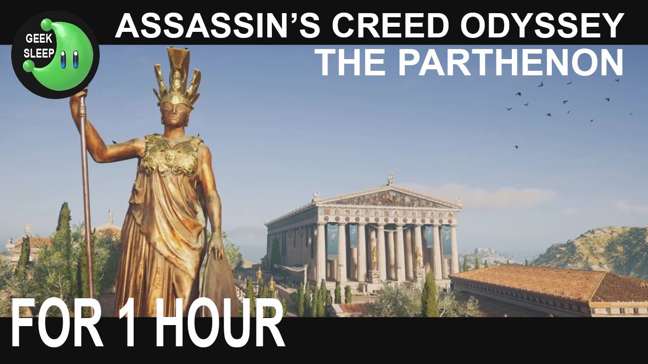 Assassin's Creed Odyssey - The Parthenon FOR 1 HOUR - YouTube