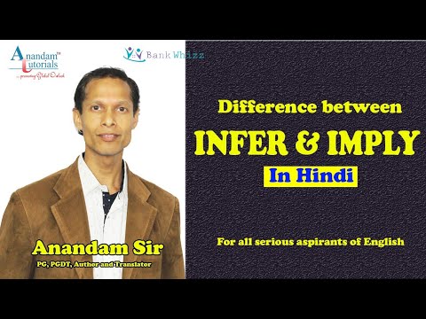 Difference between Infer and Imply - YouTube