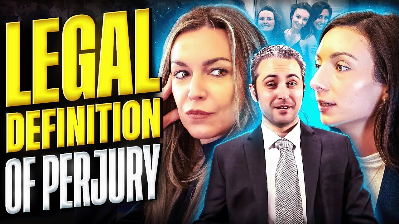 How to Nail a Witness on Perjury Charges? - YouTube