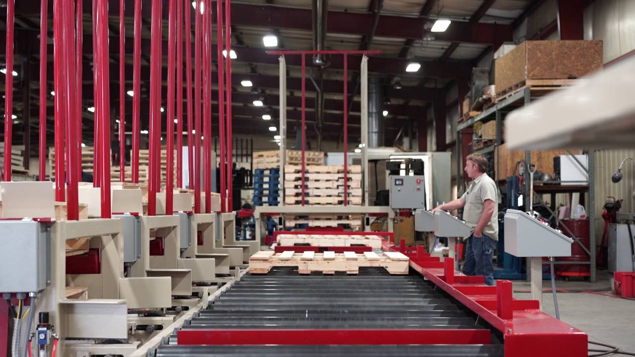 PRS Pallet Sortation System - YouTube