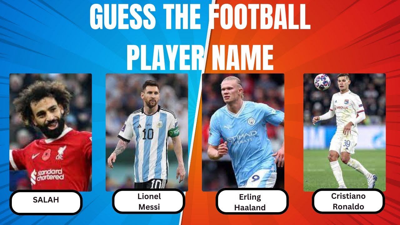 Guess the Football Player in 3 seconds | Top 100 players in the world ...