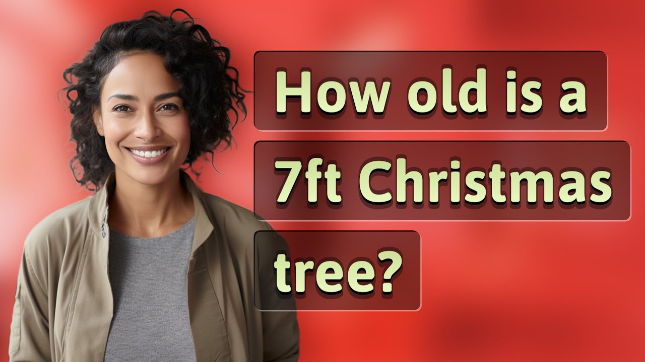 How old is a 7ft Christmas tree? - YouTube