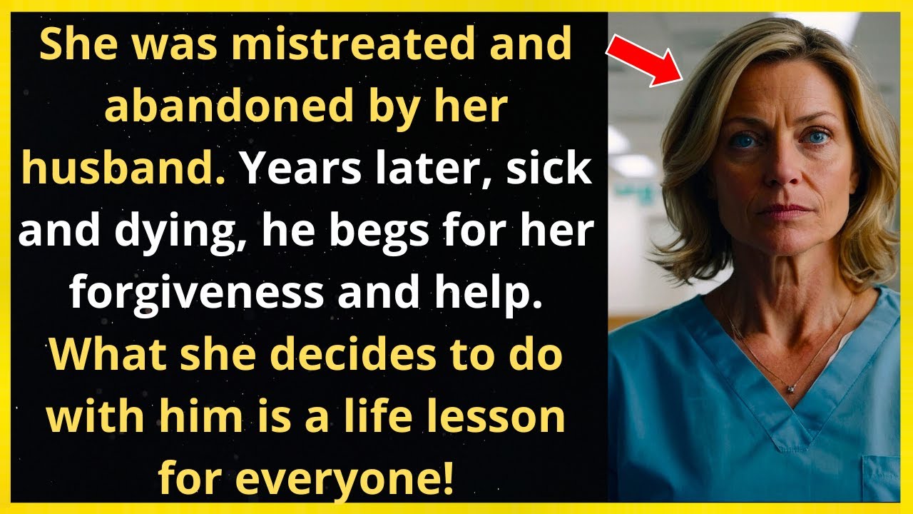 She was mistreated and abandoned by her husband. Years later, sick and dying, he begs for her ...