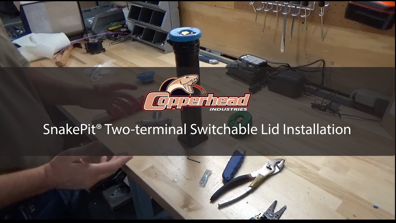 Copperhead SnakePit® Two-terminal Switchable Lid -- Installation Only ...