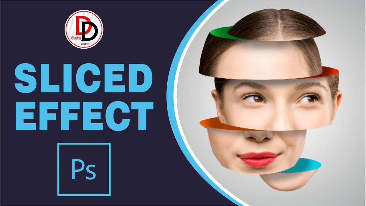 Learn Face Sliced Effect Easily in Photoshop | Photoshop Tutorials | by ...