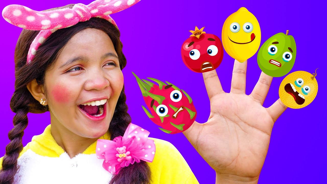 Finger Family Song with Fruit Family #2 - YouTube