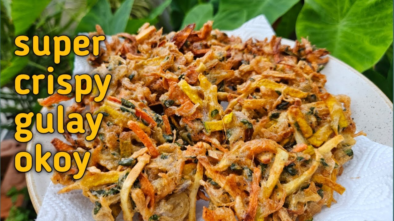 Super Crispy Gulay (gulay okoy) - YouTube