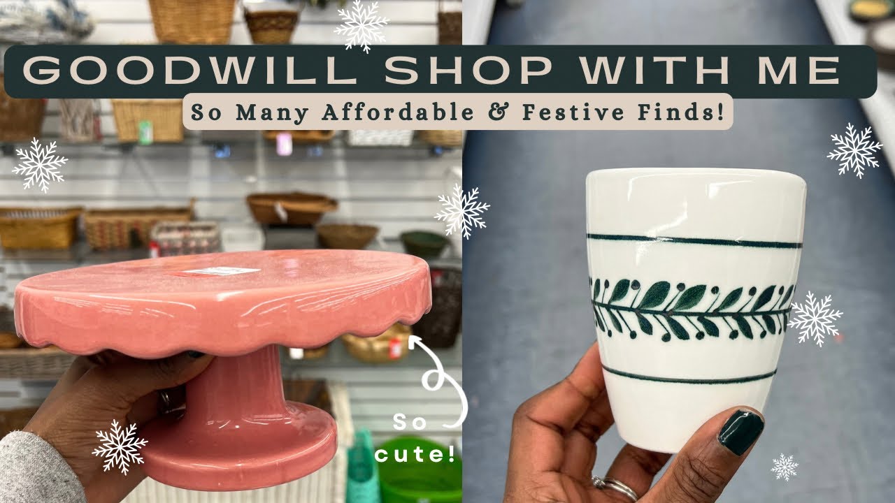 ️What I Found Thrift Shopping | Beautiful & Festive finds | Unique ...