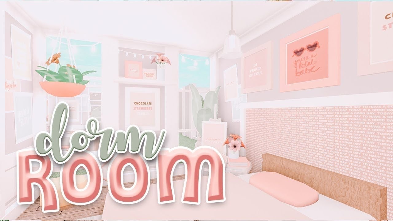 *TEENS ROOM* Aesthetic slow build bedroom !PINK! |Roblox bloxburg ...