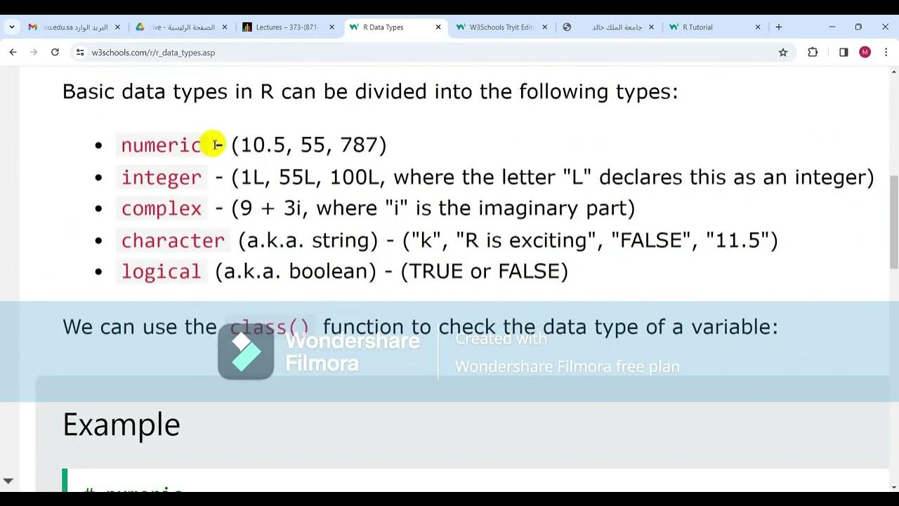 Lab 1 INtroduction about the basic of R - YouTube