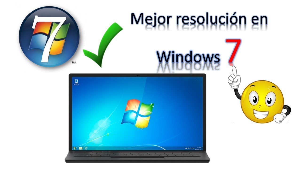 Configurar RESOLUCIÓN De Pantalla En WINDOWS 7 fácil y rápido - YouTube