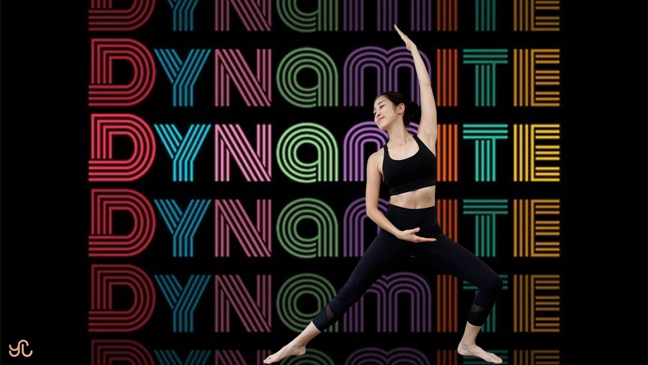 BTS DYNAMITE Full Body Yoga Pilates Workout Routine | 방탄소년단 다이어트요가 필라테스 ...