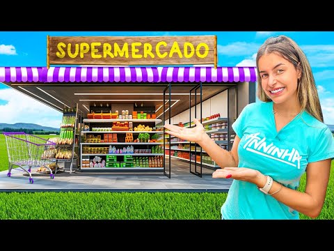 Montei um supermercado dentro de casa e atendi clientes de verdade — foi um caos!!
