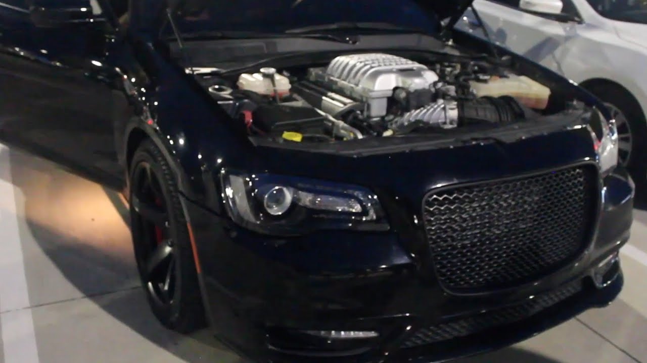CRAZY Hellcat REDEYE SWAPPED 300! (Cars Send It Leaving Meet) - YouTube