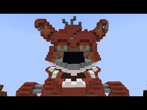 Minecraft FNAF Statue | Nightmare Foxy - YouTube