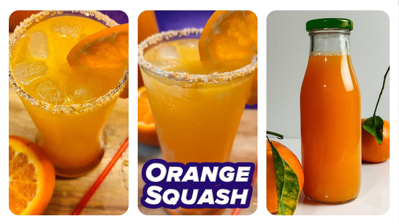 Orange Squash Recipe without Preservative | Quick, Hygienic, Pure ...