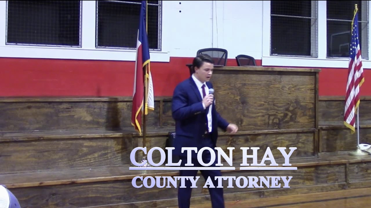 County Attorney - Colton Hay - YouTube