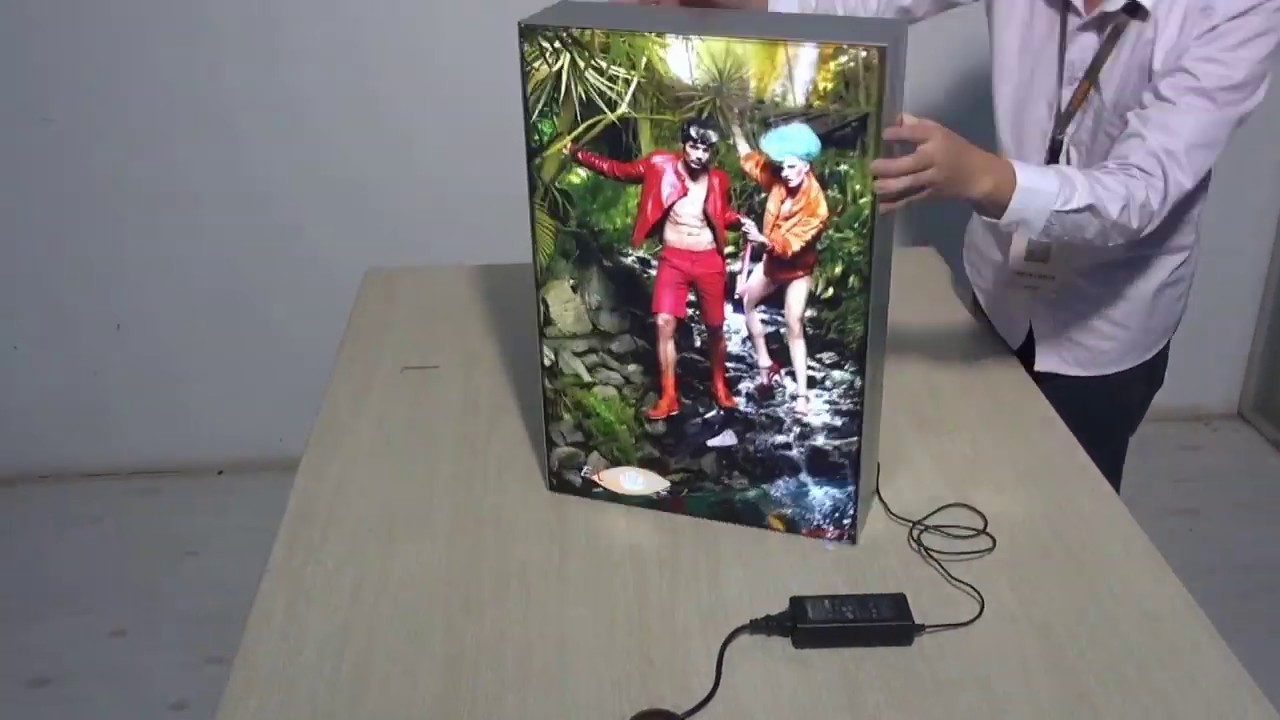 【LMS】120mm Single Sided LED Module Frame light box - YouTube