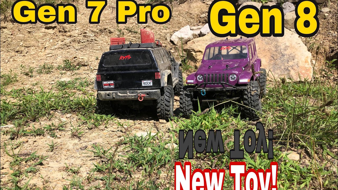 Redcat Gen 8 & Gen 7 Pro do a bit of trailing - YouTube