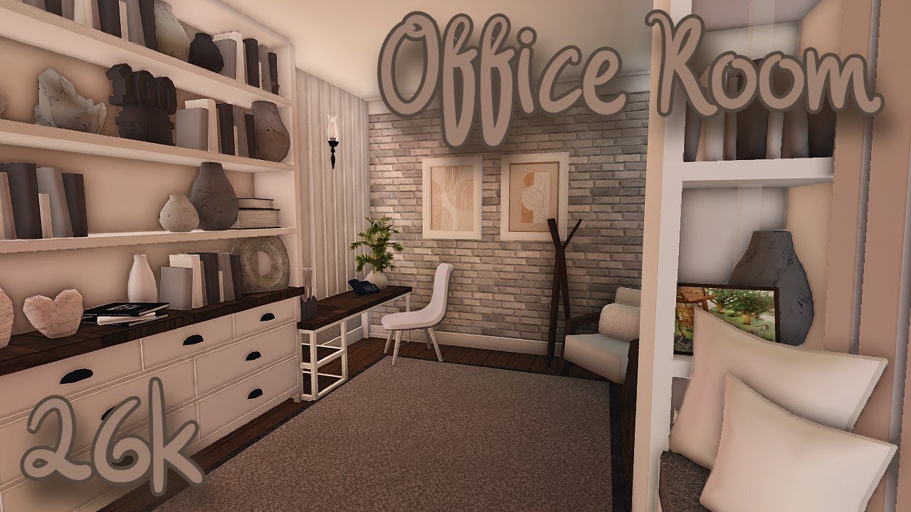 Bloxburg - Office speed build - YouTube