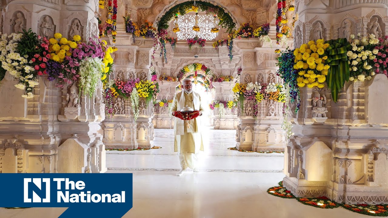 Narendra Modi inaugurates grand Hindu temple built on ruins of mosque ...